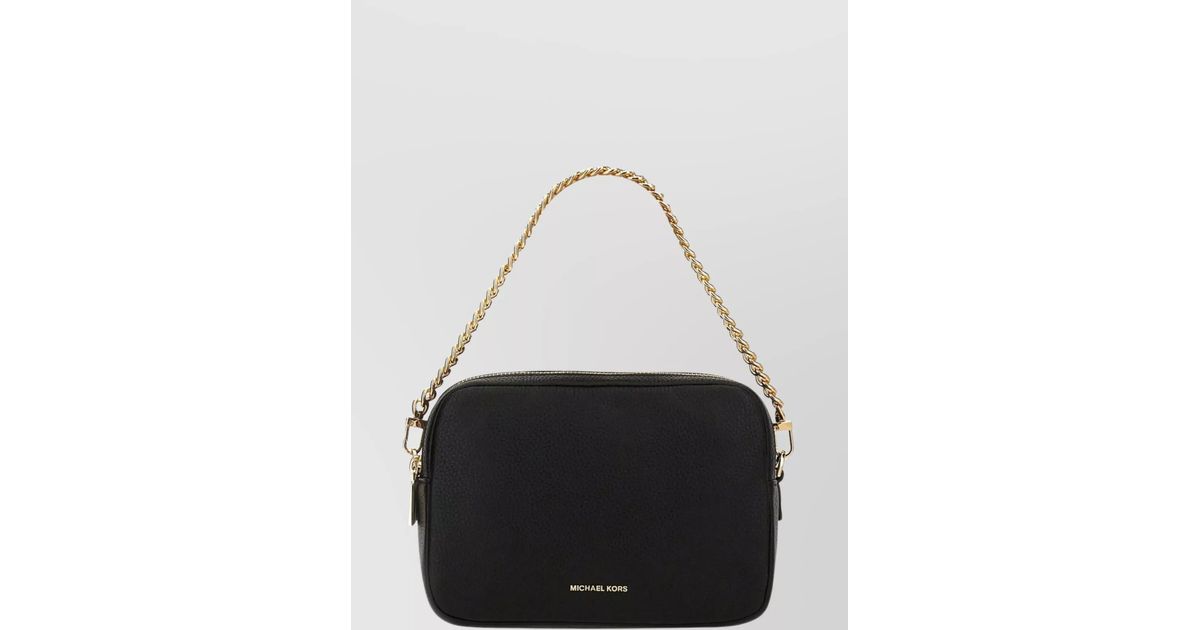 Michael Kors "Bryant" Cross-Body Bag-Tone Chain in Black | Lyst UK
