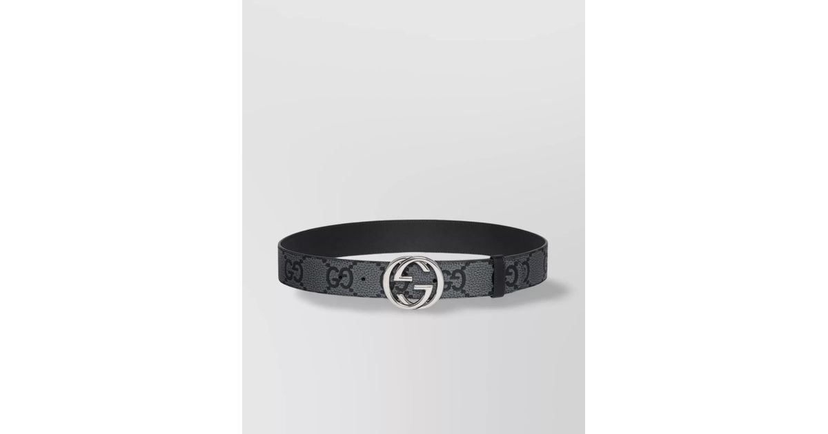 Gucci Gg Monogram Belt With Interlocking G Buckle for Men | Lyst