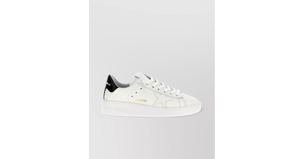 Golden Goose 'Perforated Starlight' Sneakers Contrast Tab in White ...