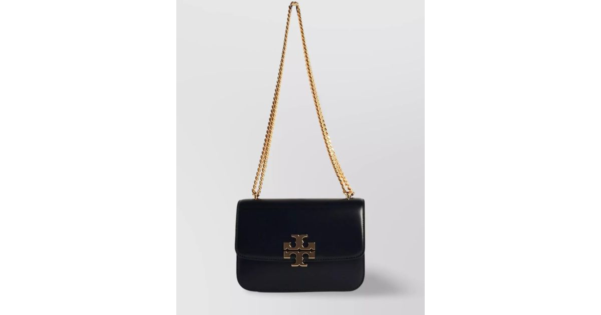 Tory Burch 'Eleanor' Rectangular Crossbody Bag in White | Lyst