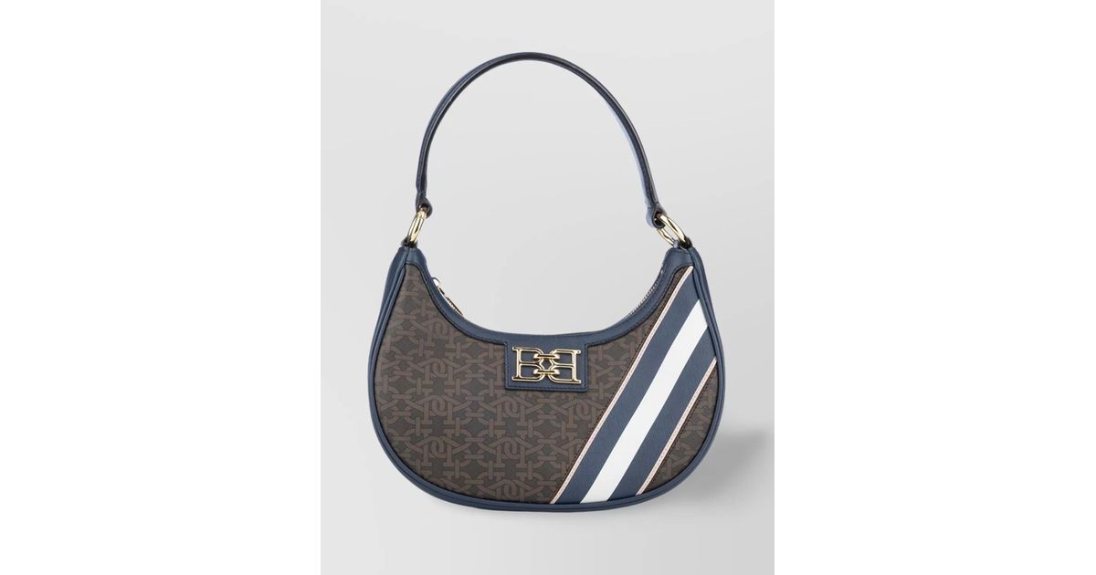 Bally Crossbody Bags With Striped Pattern And Top Handle in Gray | Lyst