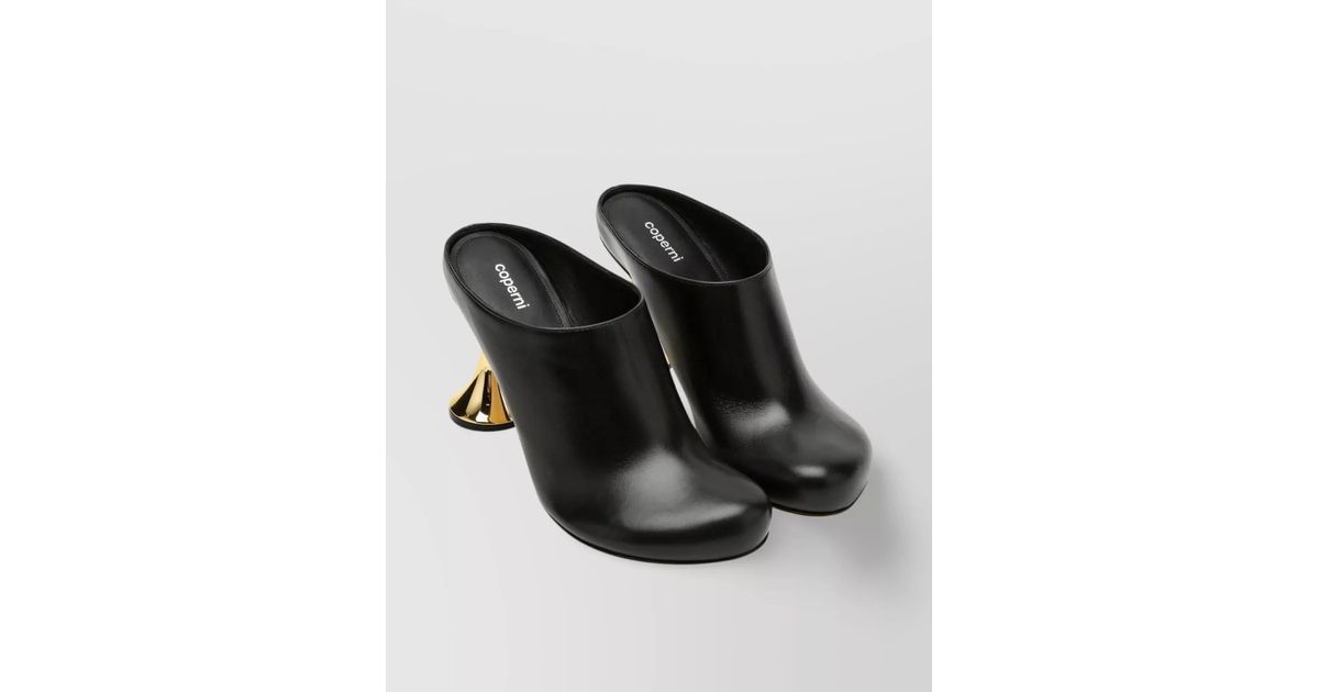 Coperni Mule Closed Toe-Tone Heel in Black | Lyst UK