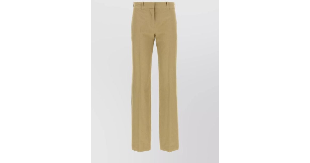 The Row Creased Selvie Pants With Loops And Pockets in Natural | Lyst