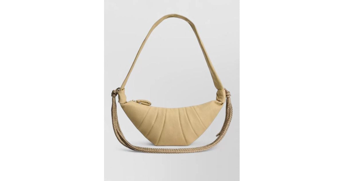 Lemaire Curved Shoulder Bag Knotted Rope Strap | Lyst UK