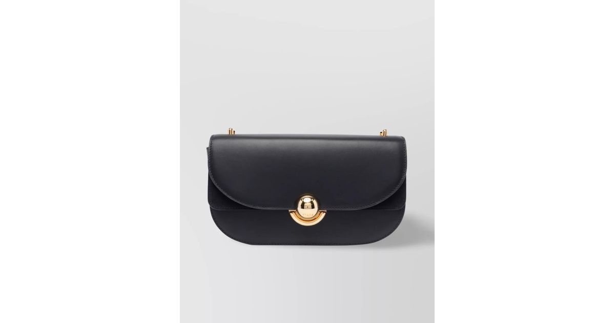 Furla Shoulder Bag Structured Adjustable Strap in Blue | Lyst