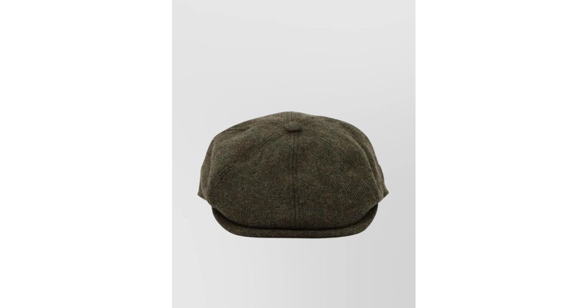 Barbour "Claymore" Button Top Curved Brim Hat in Green for Men | Lyst
