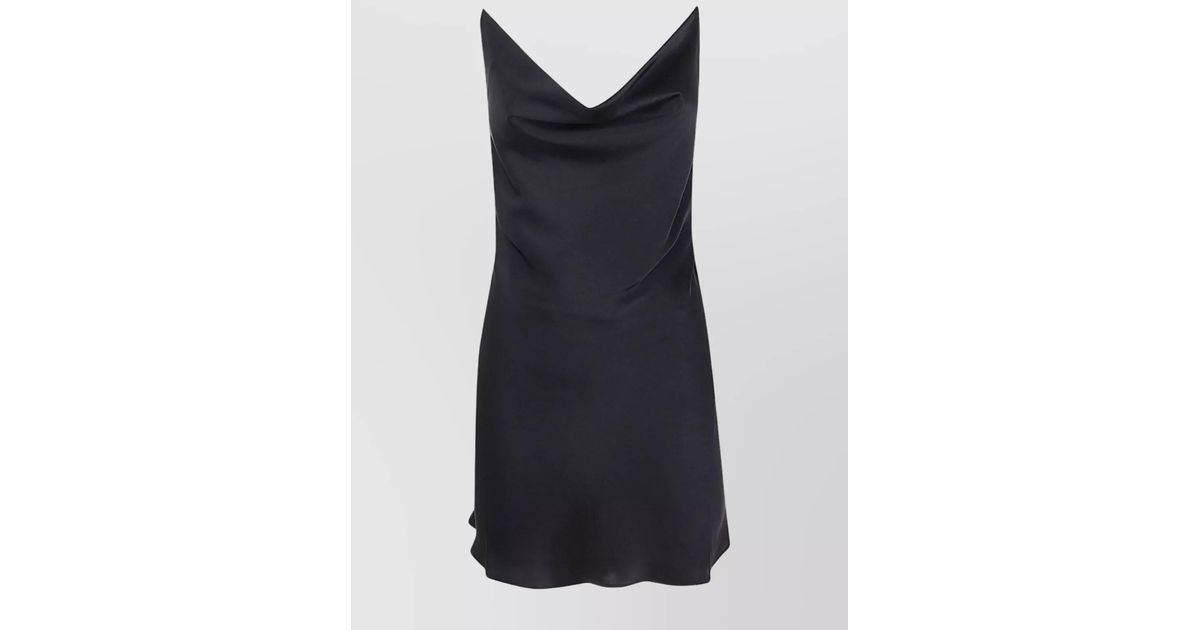 Y. Project Invisible Strap Slip Dress in Blue | Lyst UK