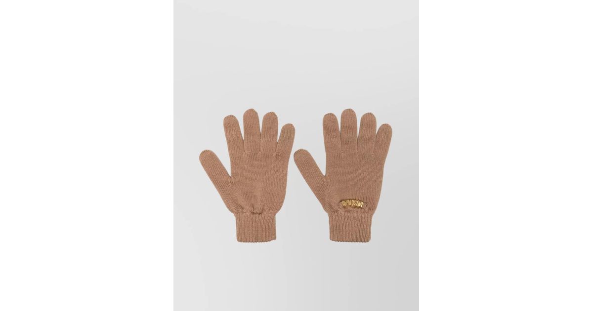 Moschino Knit Texture Brim Hat in White for Men | Lyst