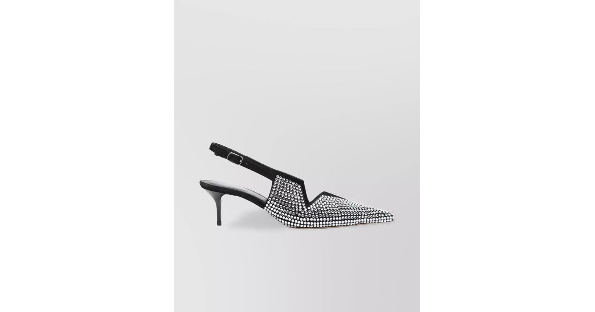 Coperni Star Cut Out Kitten Heel Pumps in Metallic | Lyst UK