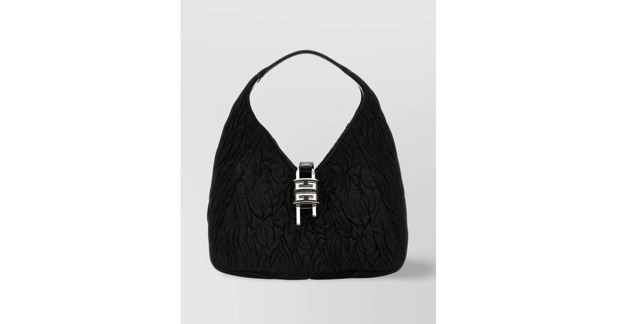 Givenchy Fabric G-Hobo Mini Handbag With Chain Detail in Black | Lyst