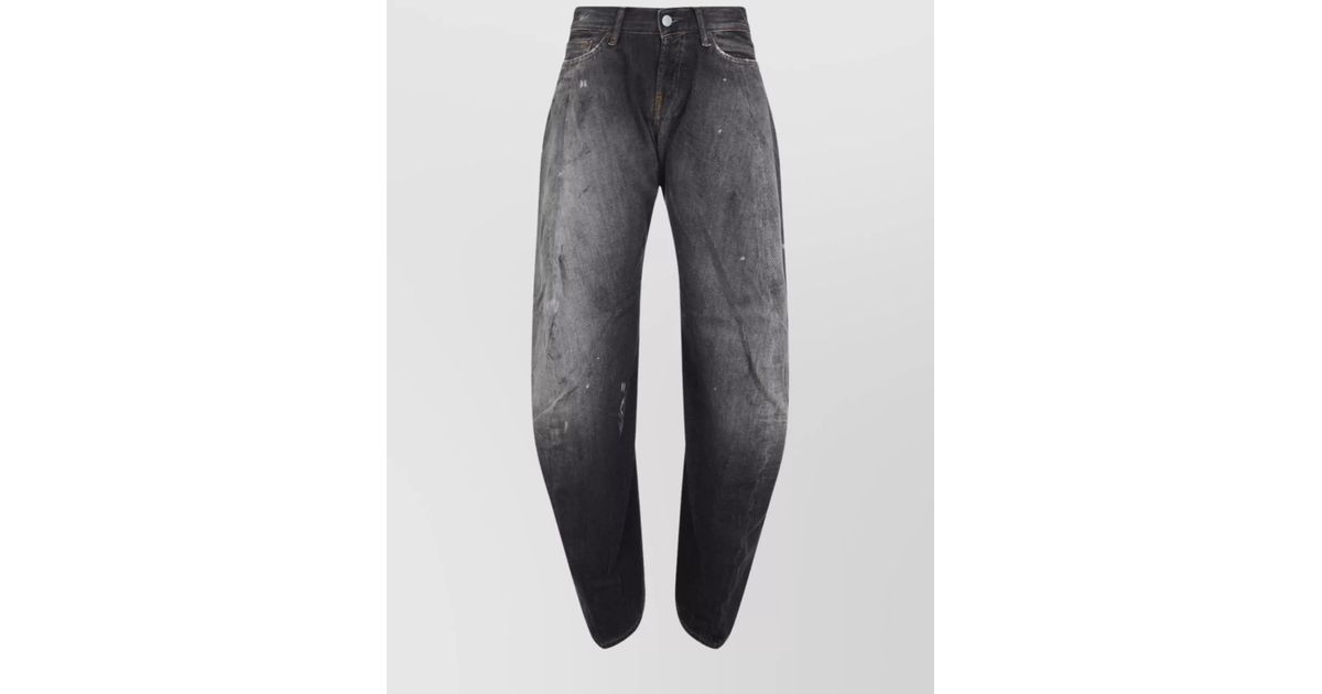 Acne Studios Trafalgar Denim Belt Loops in Grey | Lyst UK