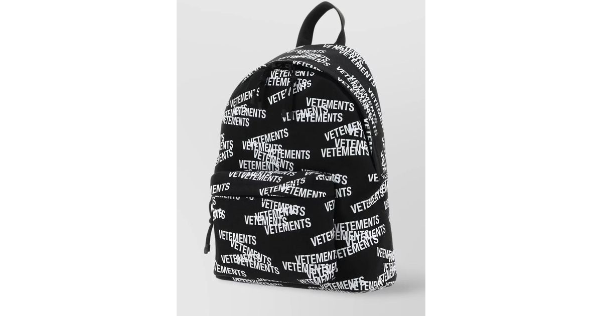 Vetements Functional Nylon Travel Backpack in Black for Men | Lyst