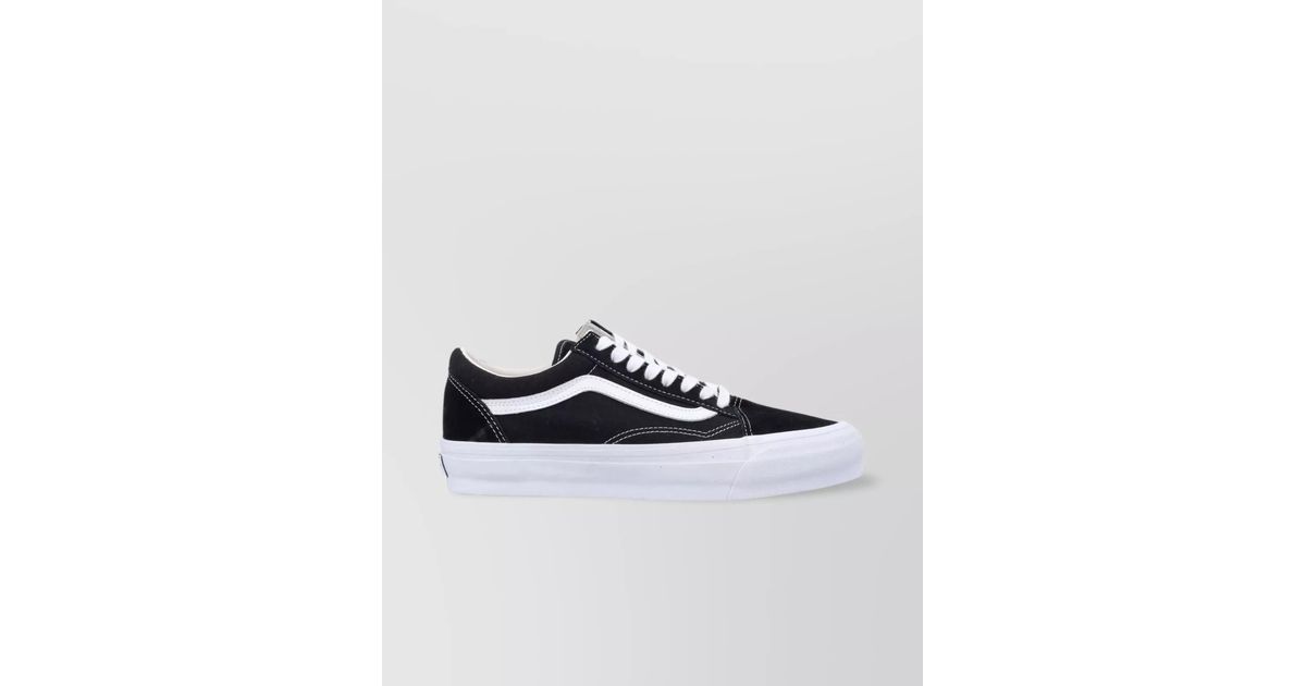Vans Low-Top Canvas Sneakers With Iconic Detailing in White | Lyst