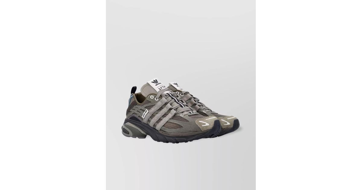 adidas Originals Mesh Rubber Sole Sneakers With Pony Hair in Gray | Lyst
