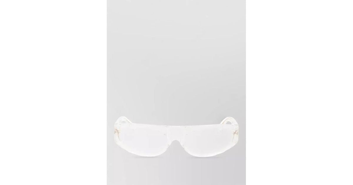 CASABLANCA Sports Sunglasses Rectangular Acetate Transparent Frame in ...