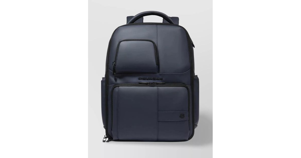 Piquadro Fast Check Expandable Laptop Backpack in Blue | Lyst UK
