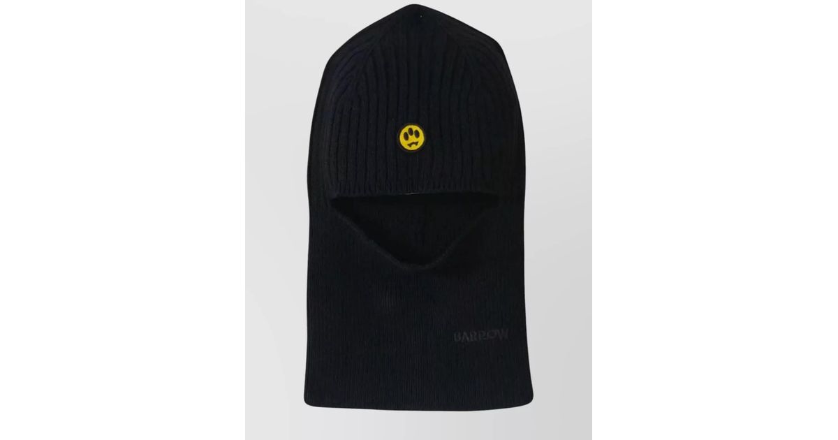 Barrow Ribbed Balaclava Eye Opening in Black | Lyst UK