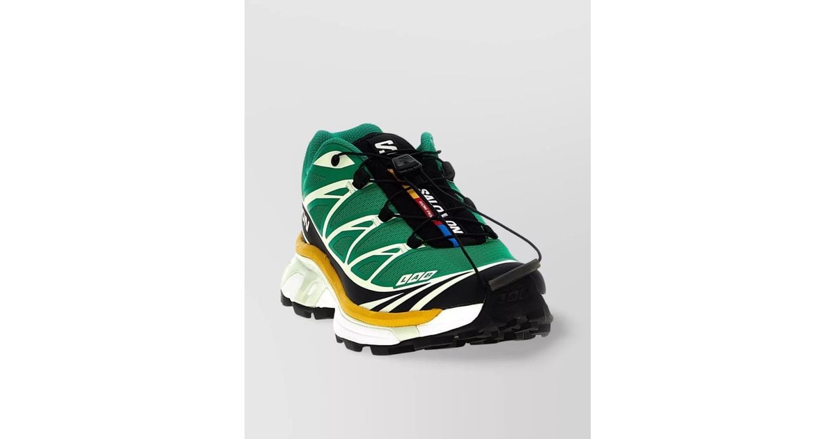 Salomon Mesh Upper Rubber Outsole Sneakers in Green | Lyst