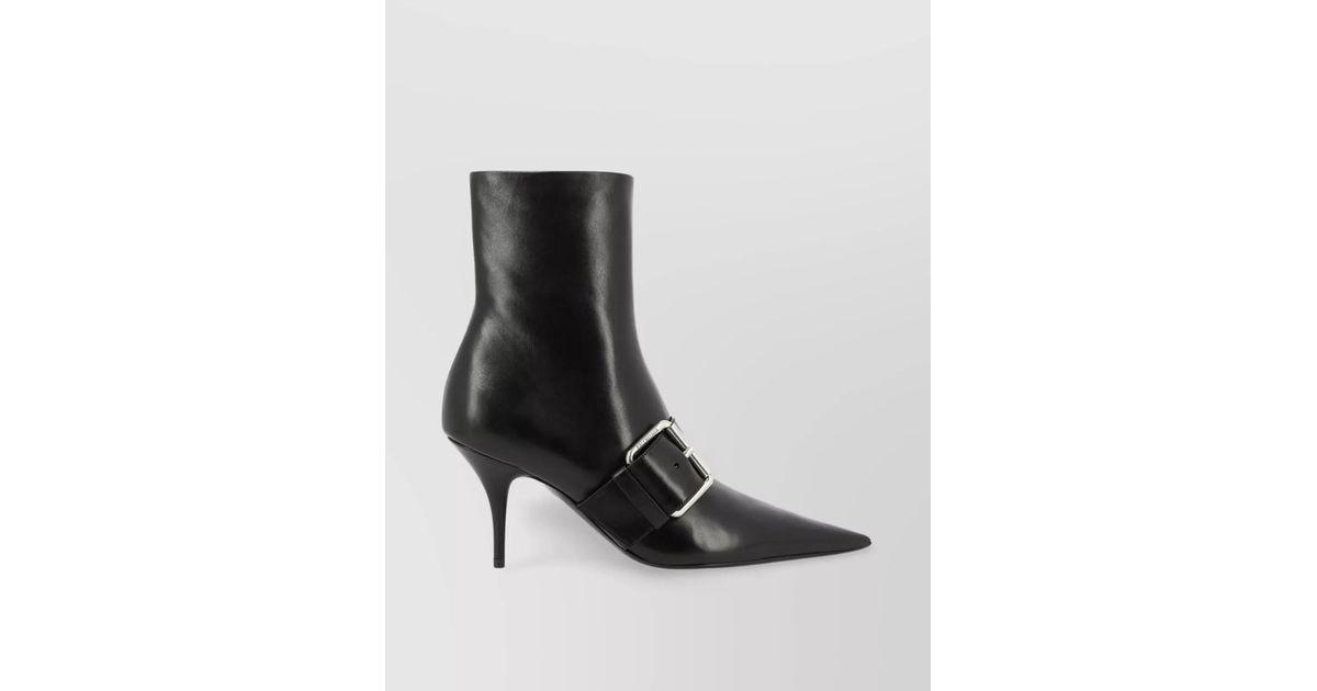 Balenciaga "80 Knife" Ankle Boots in Black | Lyst