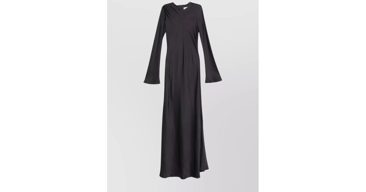 Semicouture Maxi Dress With Flared Cuffs And Sleeves | Lyst UK