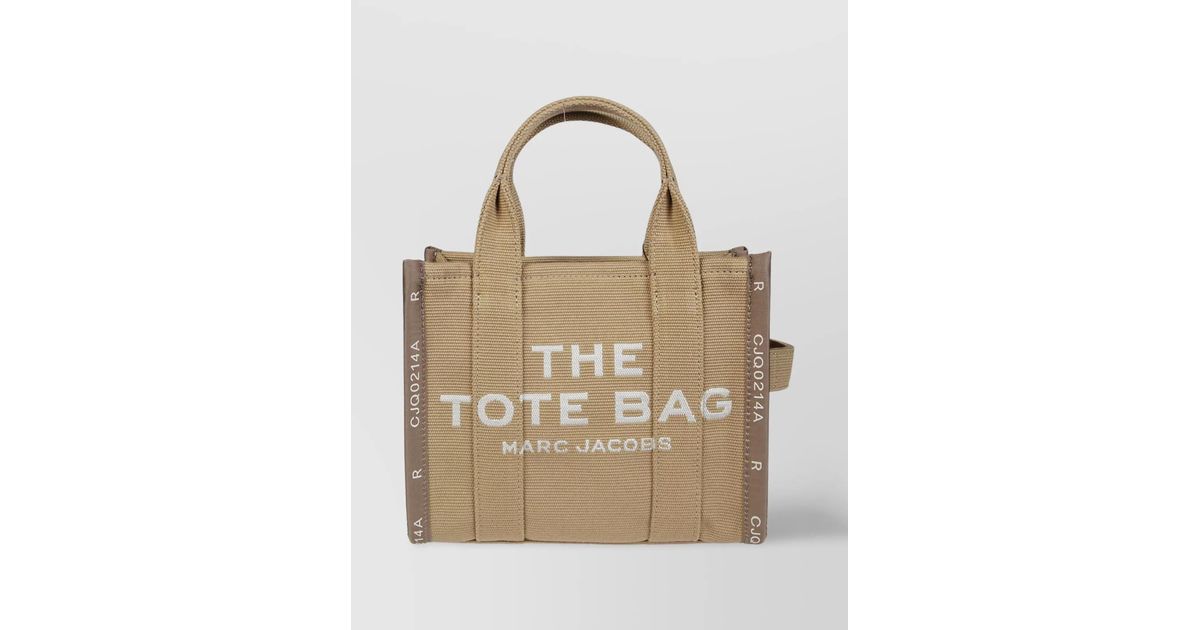 Marc Jacobs Jacquard Pattern Fabric Tote With Detachable Strap in ...