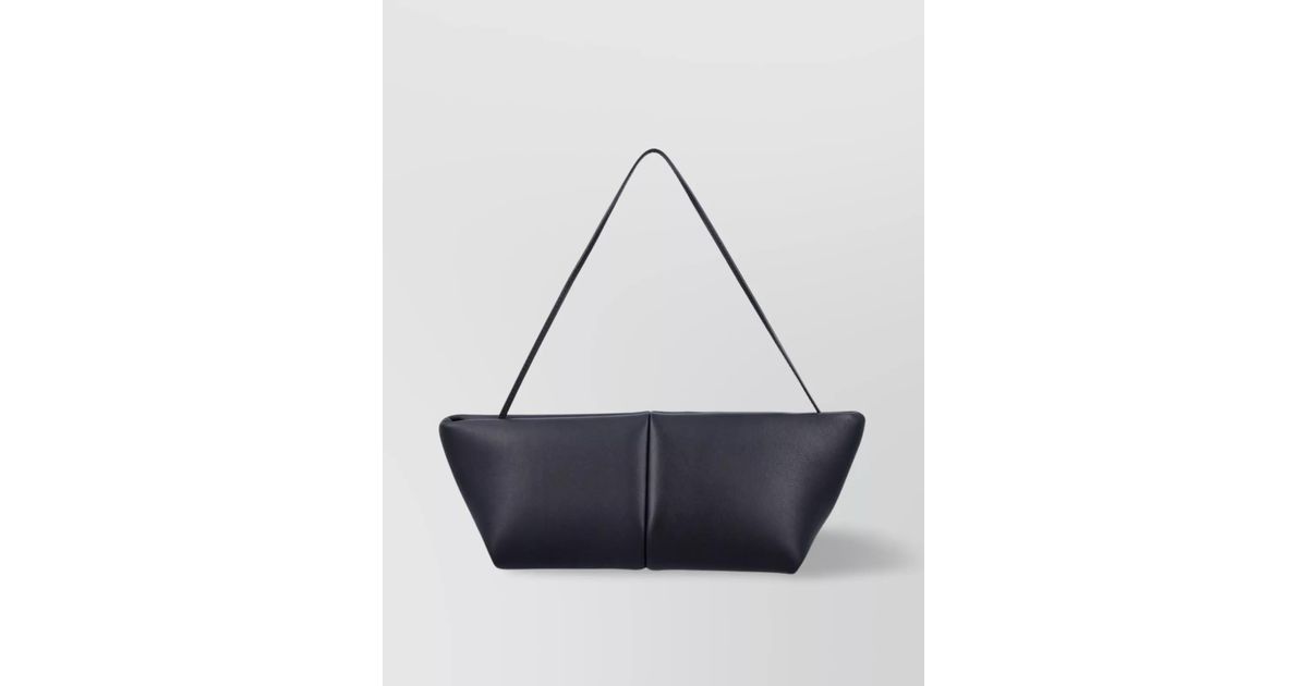 Maeden Sleek Rectangular Shoulder Bag With Single Strap in Blue | Lyst