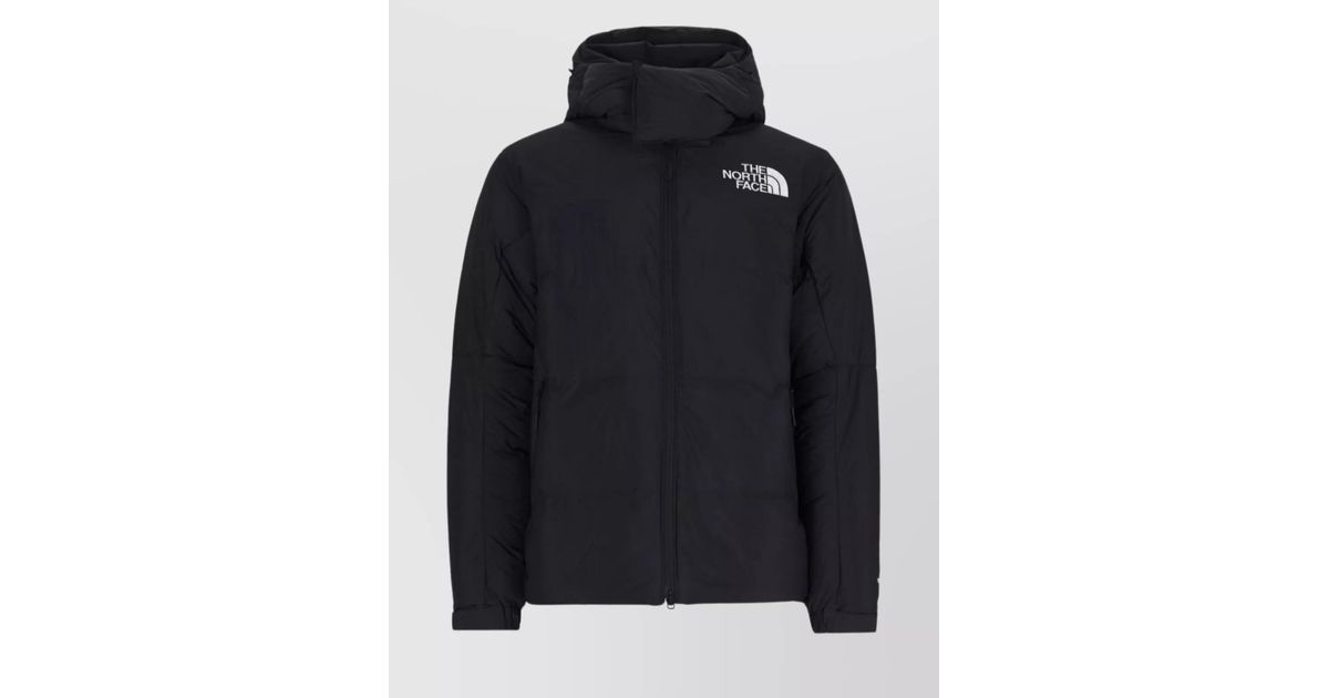 The North Face Padded Hooded Jacket Side Pockets in Blue for Men | Lyst