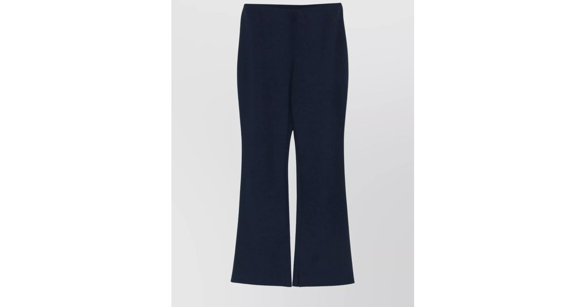 Calvin Klein Straight Pant Flared Leg in Blue | Lyst UK
