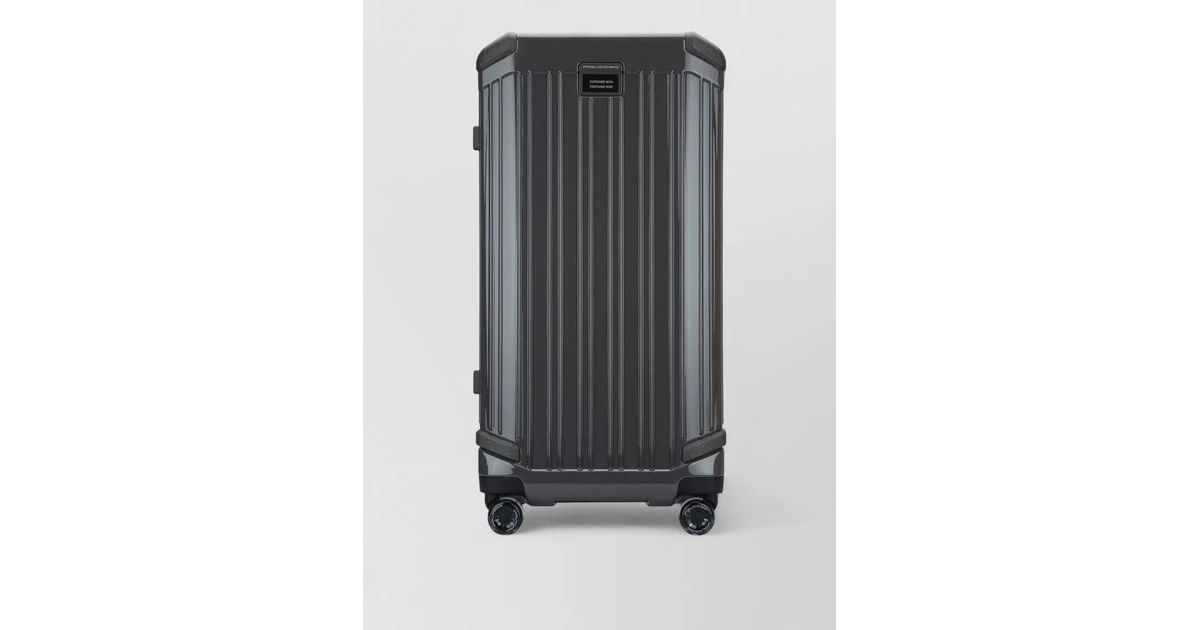 Piquadro Travel Suitcase Hard Shell Four Wheels in Grey | Lyst UK