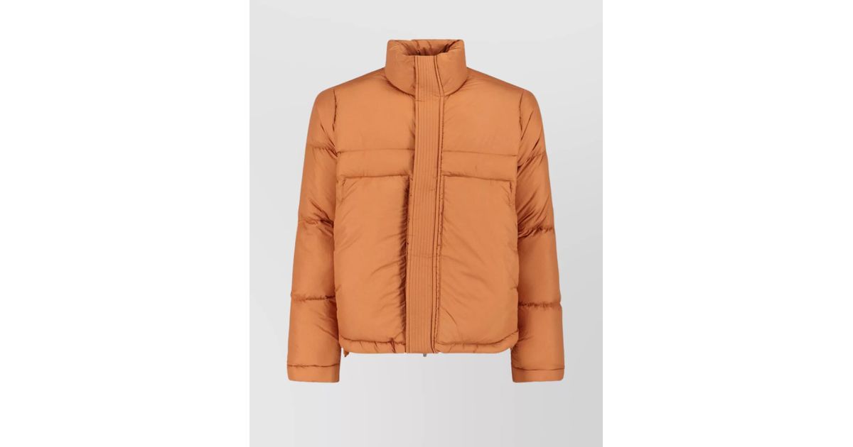 K-Way Puffer Jacket in Orange for Men | Lyst UK