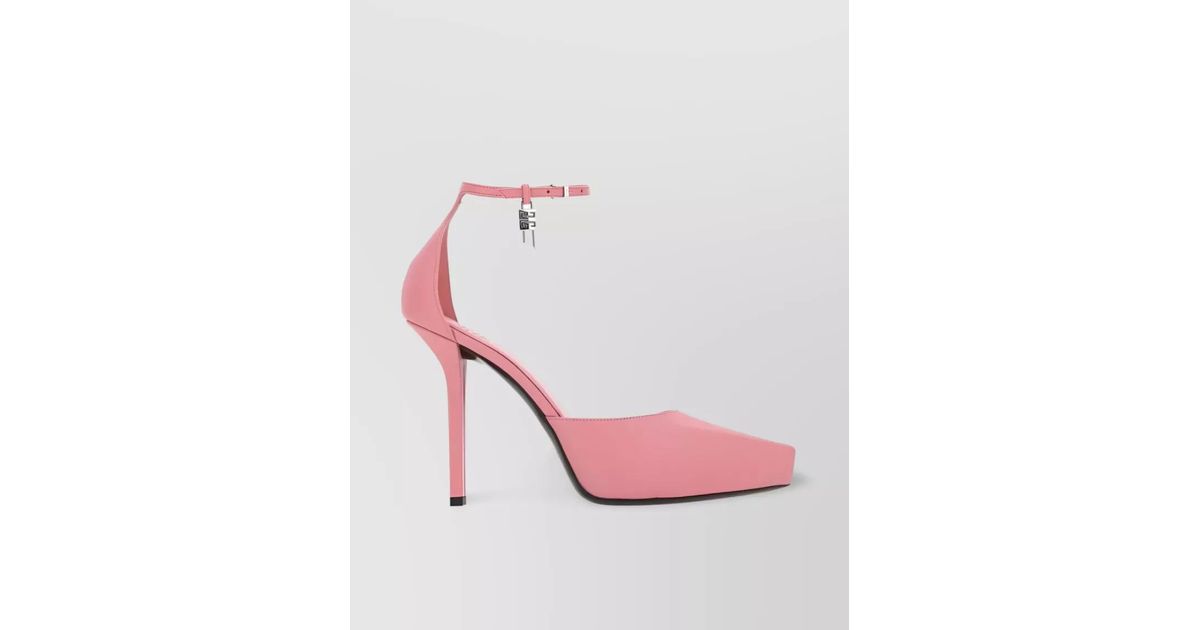 Givenchy G-Lock Leather Platform Pumps in Pink | Lyst