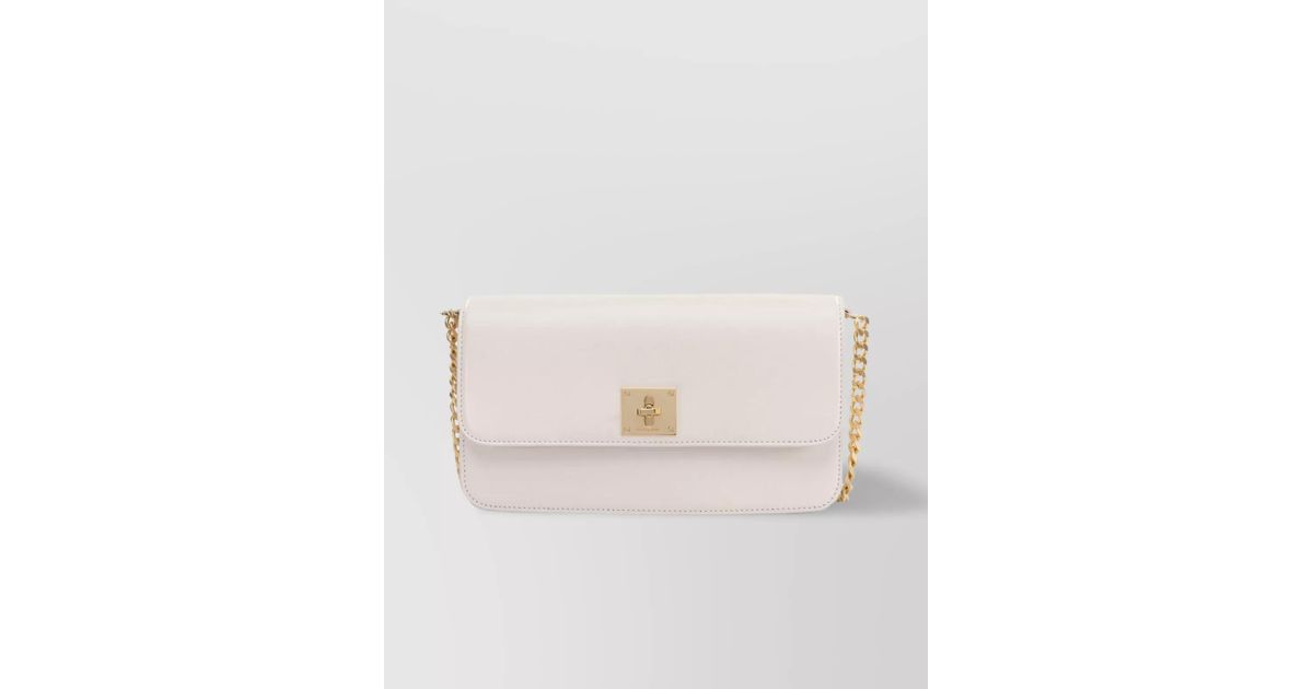Golden Goose Chain Strap Crossbody Bags With-Tone Hardware in Natural ...