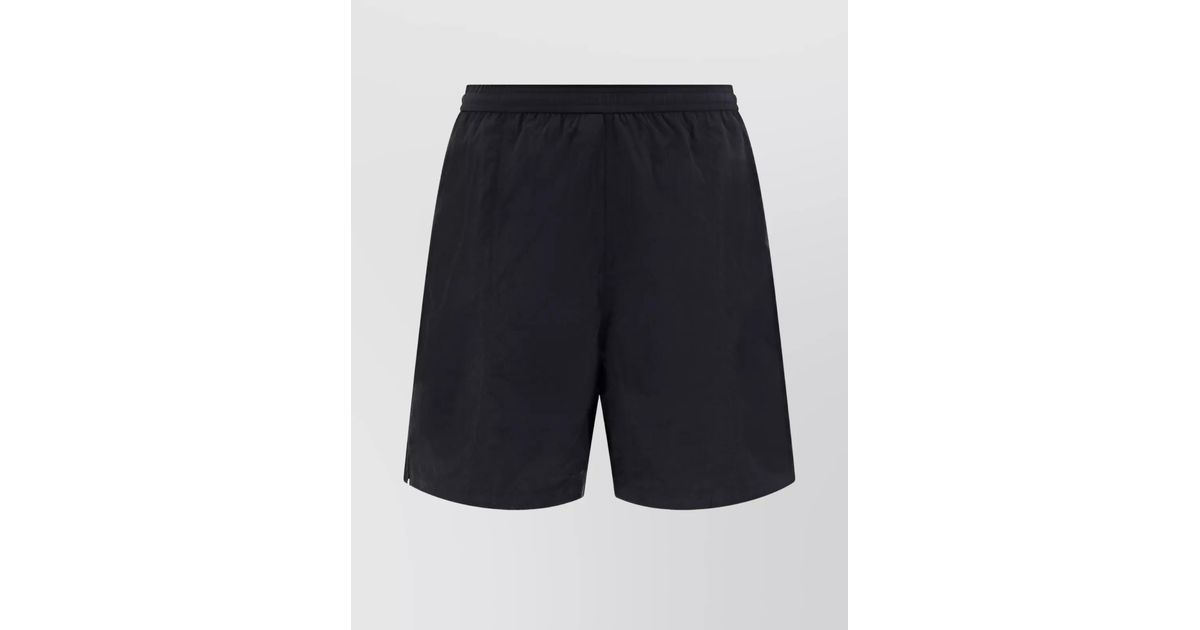 Ami Paris Zippered Back Pocket Swim Trunks in Blue for Men | Lyst UK
