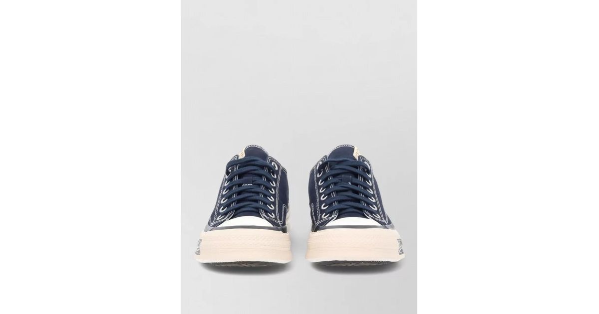 Visvim Cotton Low-Top Sneakers in Blue for Men | Lyst UK