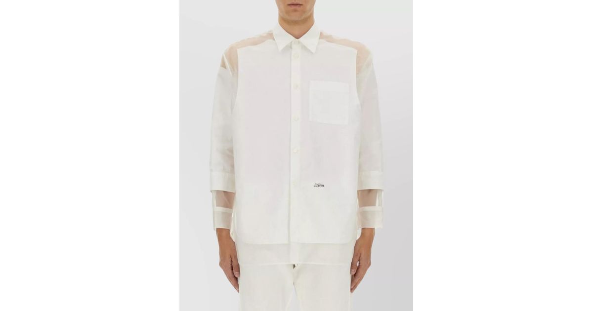 Jean Paul Gaultier "The Small Big" Shirt in White | Lyst UK