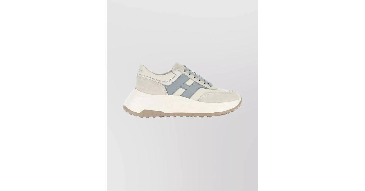 Hogan Contemporary Sneakers With Round Toe Design in White | Lyst UK