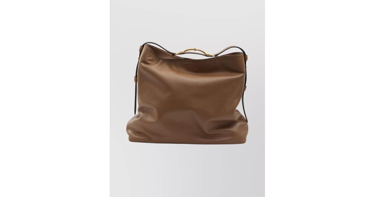 Gucci Large Beatrix Tote Bag in Brown | Lyst UK