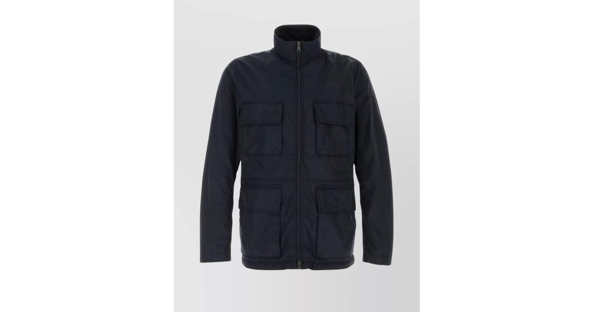 Woolrich Polyester Lightweight Jacket in Blue for Men | Lyst UK