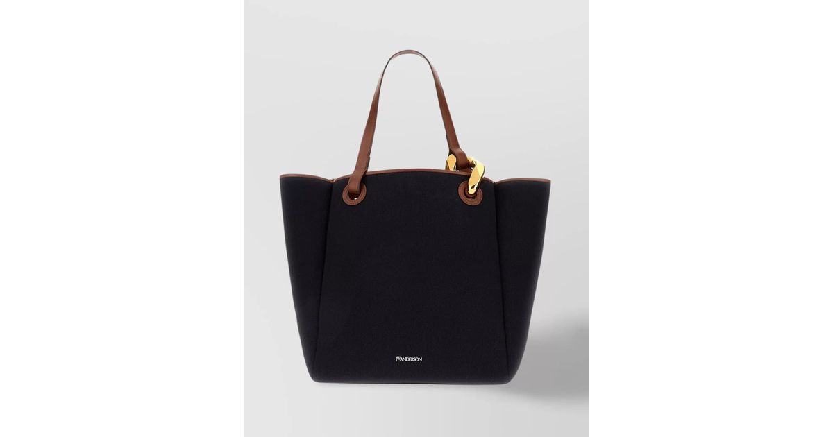 JW Anderson Canvas Shopping Bag Metal Detail in Blue for Men | Lyst