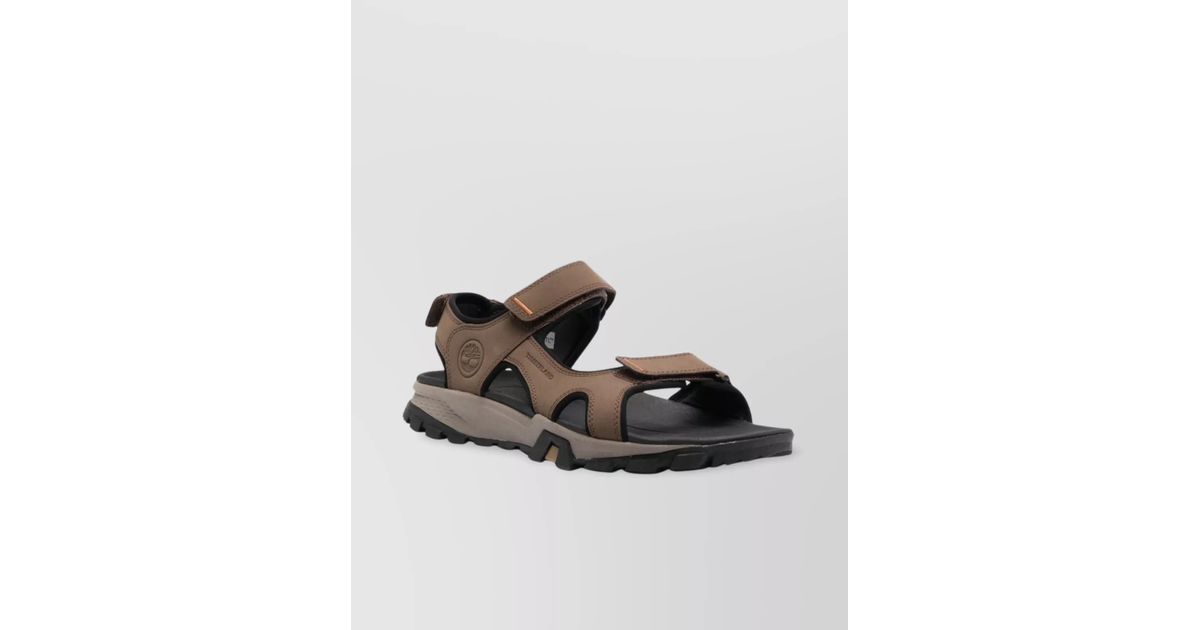 Timberland Peak Backstrap Open Toe Sandal in Gray for Men | Lyst