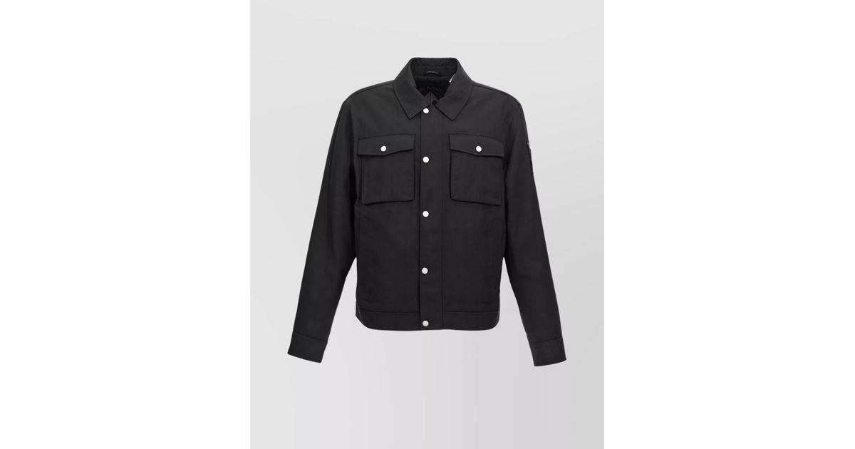Moose Knuckles 'Jacque Ply' Jacket With Metal Hardware in Black for Men ...
