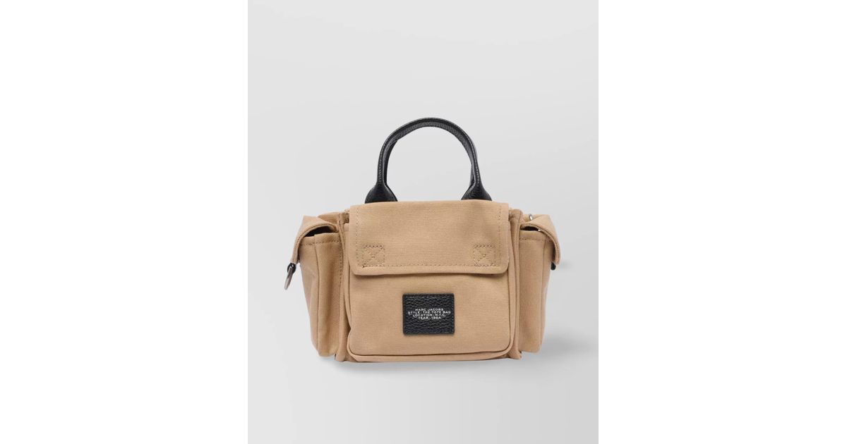 Marc Jacobs Tool Box Crossbody Bag With 2 Handles in Natural | Lyst