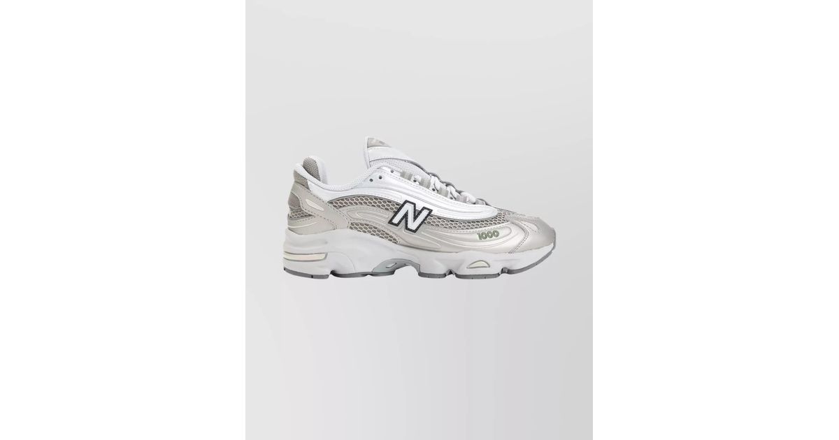 New Balance Leather Low-Top Sneakers in Metallic for Men | Lyst