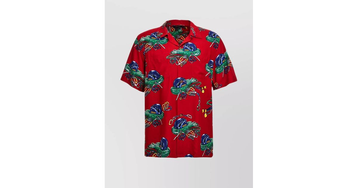 Polo Ralph Lauren 'Rope' Print Button-Down Collar Shirt With Chest ...