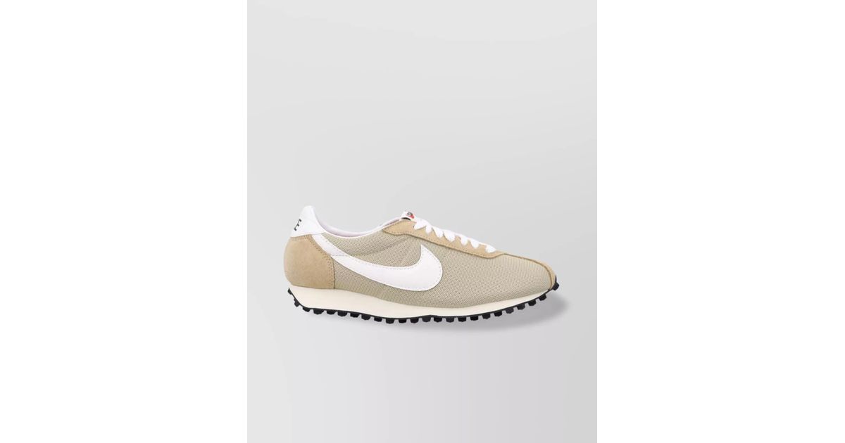 Nike Suede Accents Vintage Running Shoes in White | Lyst