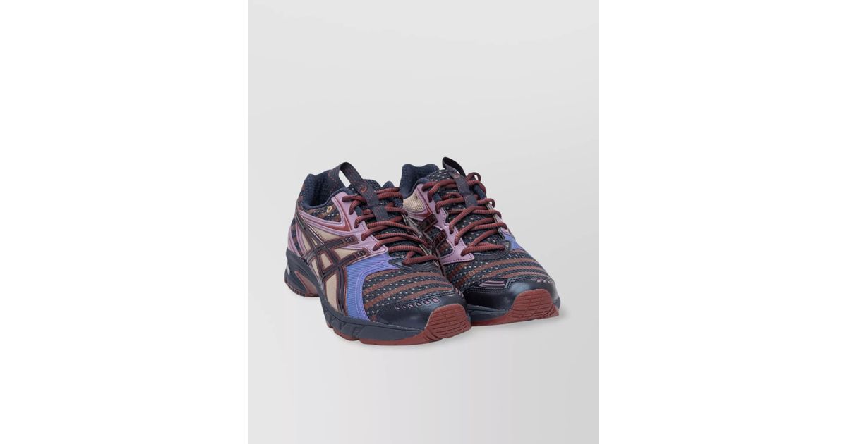 Asics Collar Padded Mesh Panels Rubber Sole in Blue for Men | Lyst UK