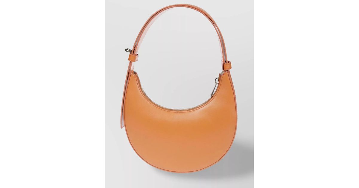 Furla Mini Shoulder Delight Curved Strap in White | Lyst