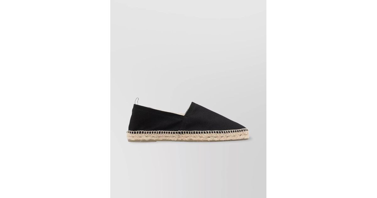 Castañer Pablo Canvas Espadrilles Jute Sole in Black for Men | Lyst