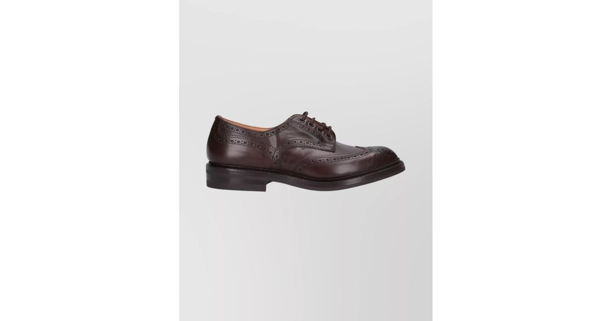 Tricker's Leather Brogues in Brown for Men | Lyst