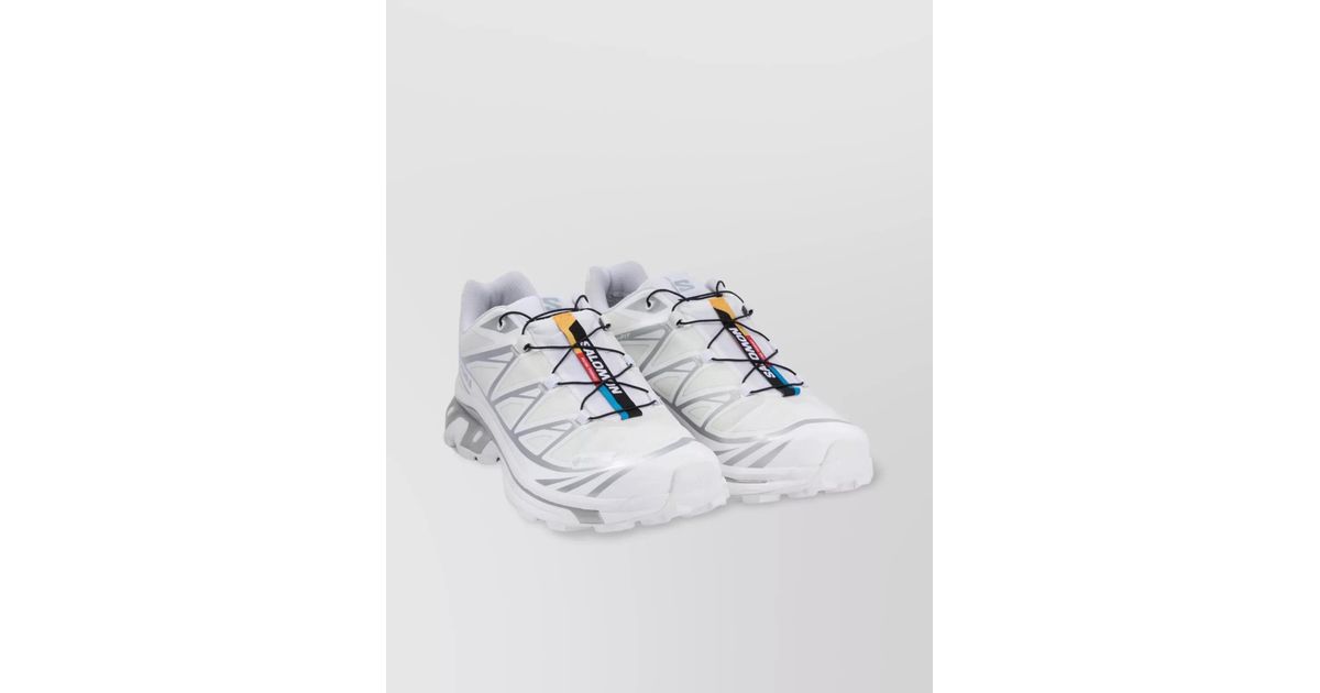 Salomon Mesh Upper Rubber Outsole Sneakers Slip-On in White for Men | Lyst